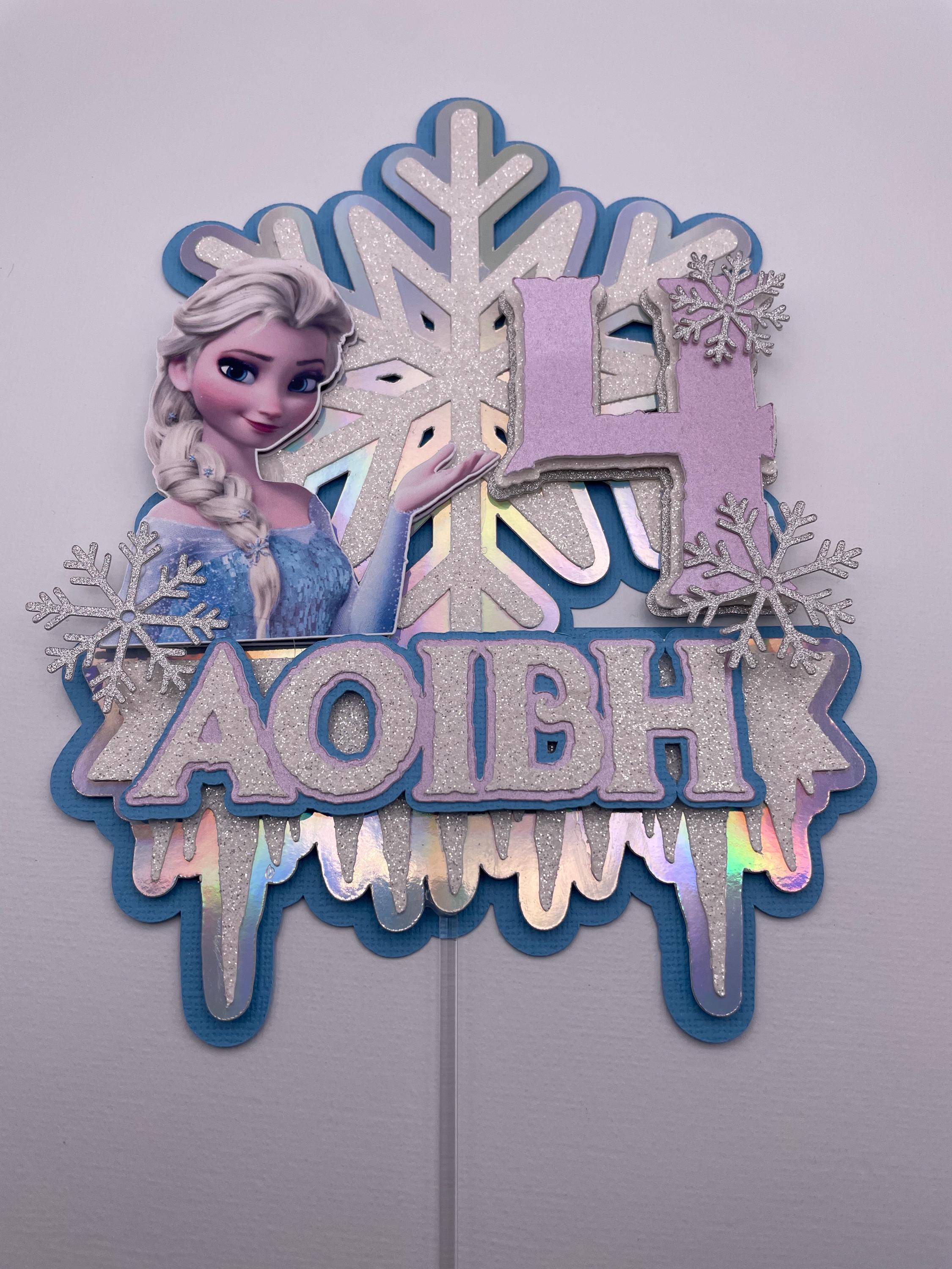 Elsa 3d Cake Topper - Etsy UK