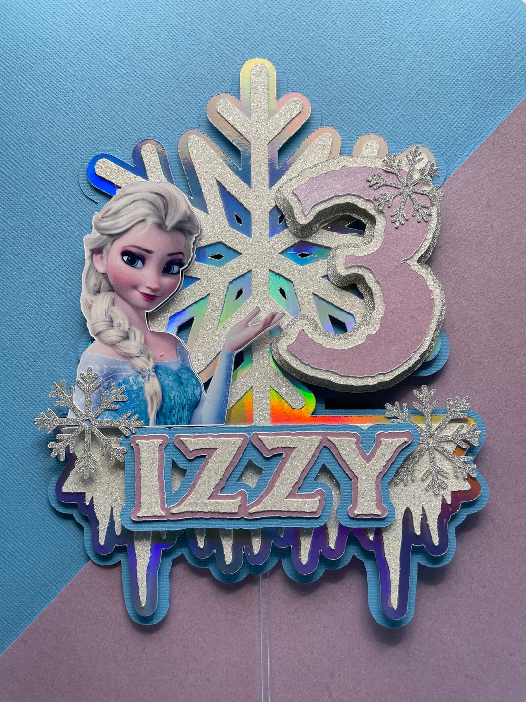Elsa Frozen 3d Cake Topper - Etsy UK