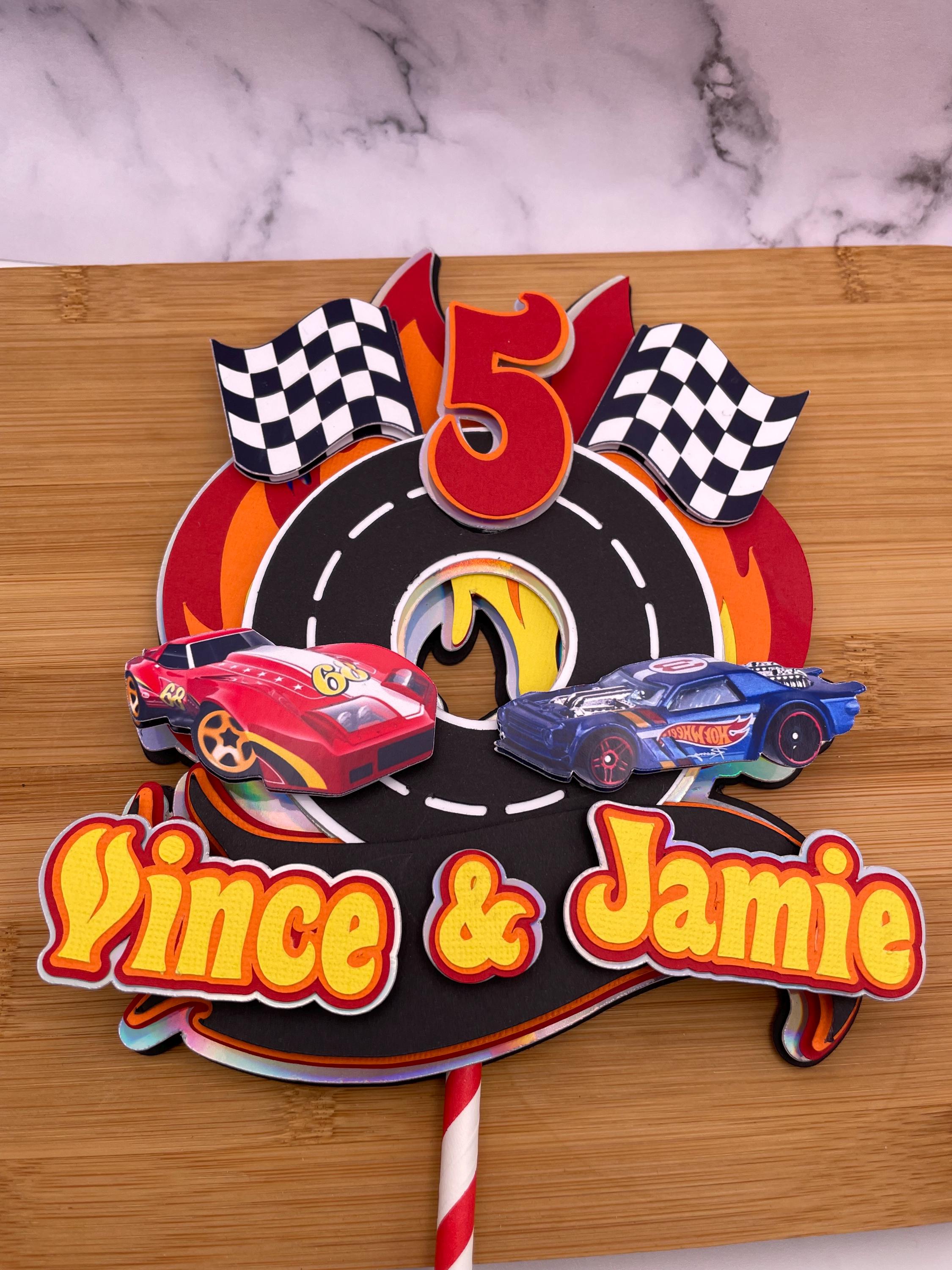 Hot Wheels 3d Cake Topper - Etsy