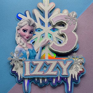 Elsa 3d Cake Topper - Etsy UK