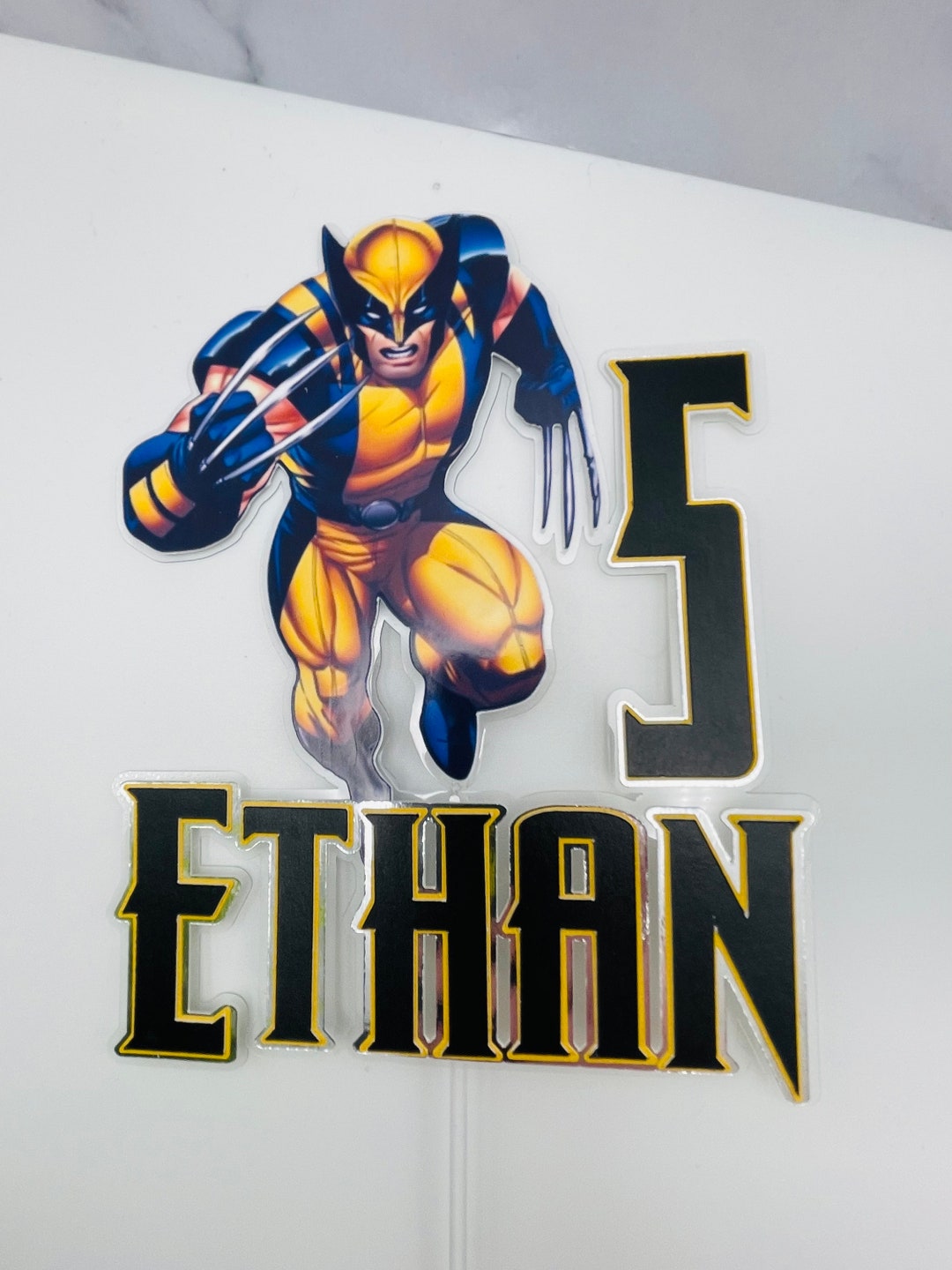 Wolverine Themed Cake Topper - Etsy