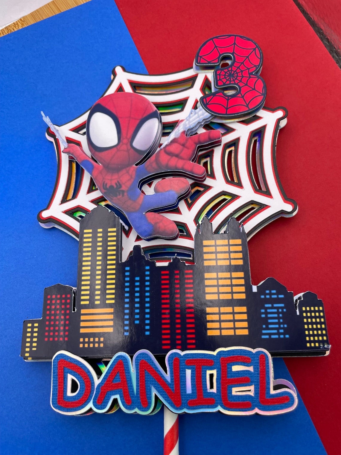 Spider-man 3d Cake Topper - Etsy UK