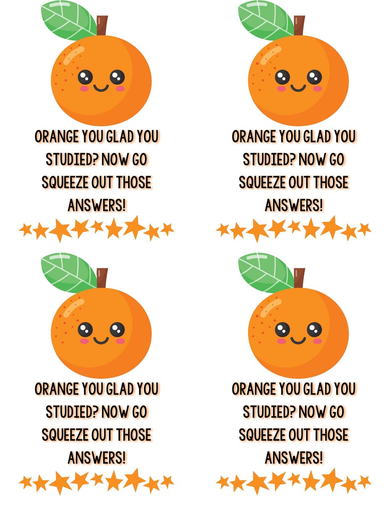 Test Encouragement Cards! | 30+ Cards | Print, Cut, & GO! - Etsy