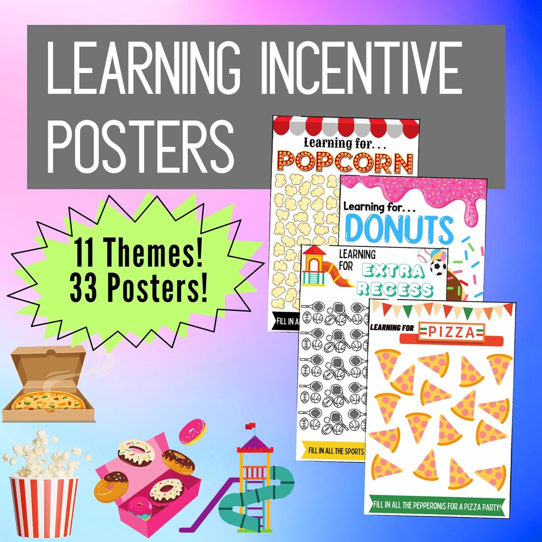 BUNDLE - Incentive Posters / Reward Charts - 11 Themes - Not Program ...