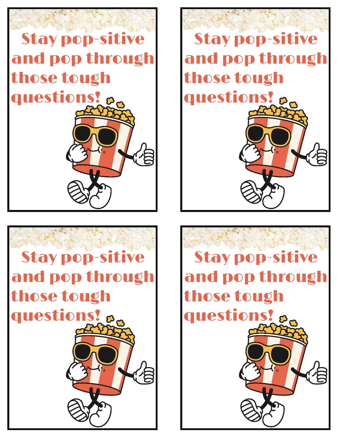 Test Encouragement Cards! | 30+ Cards | Print, Cut, & GO! - Etsy