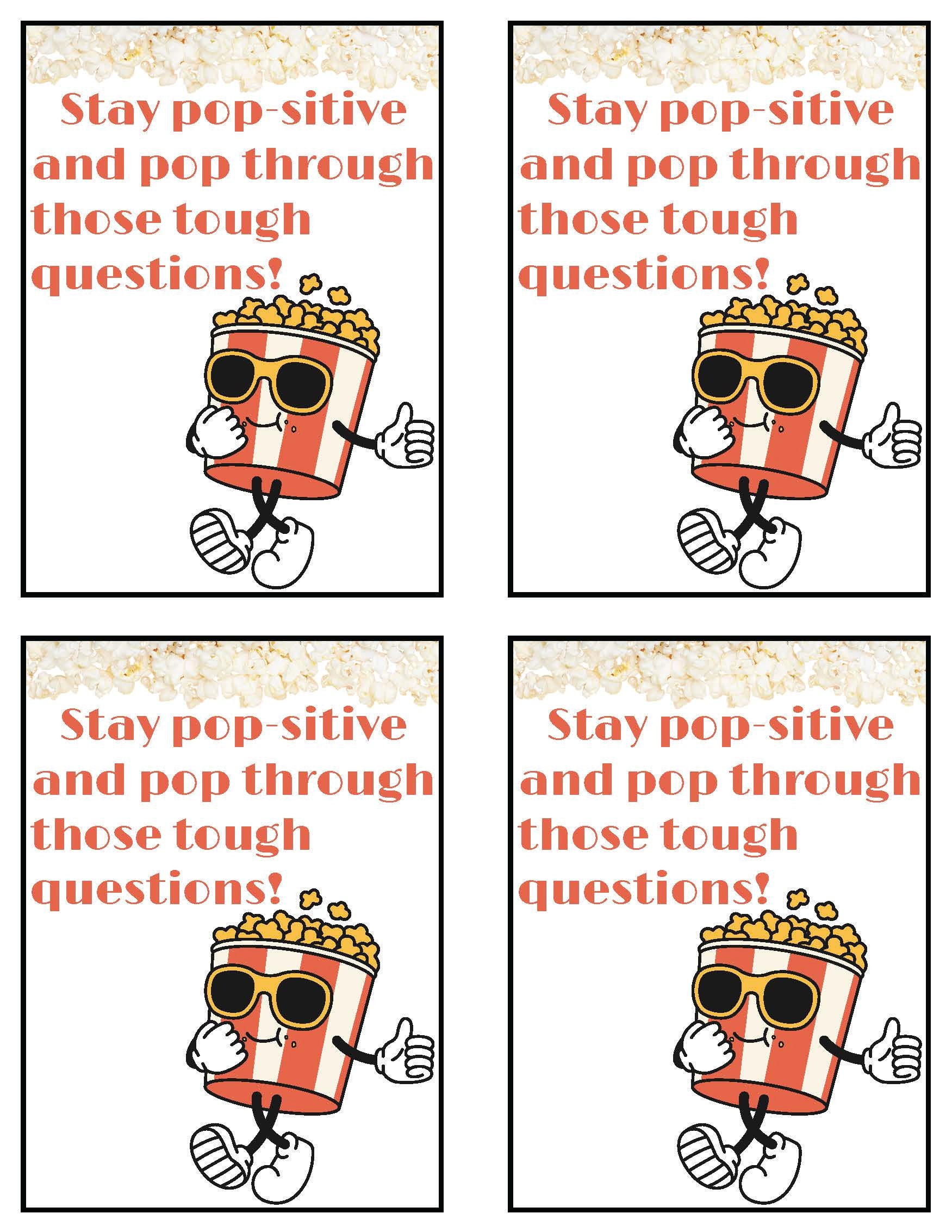 Test Encouragement Cards! | 30+ Cards | Print, Cut, & GO! - Etsy