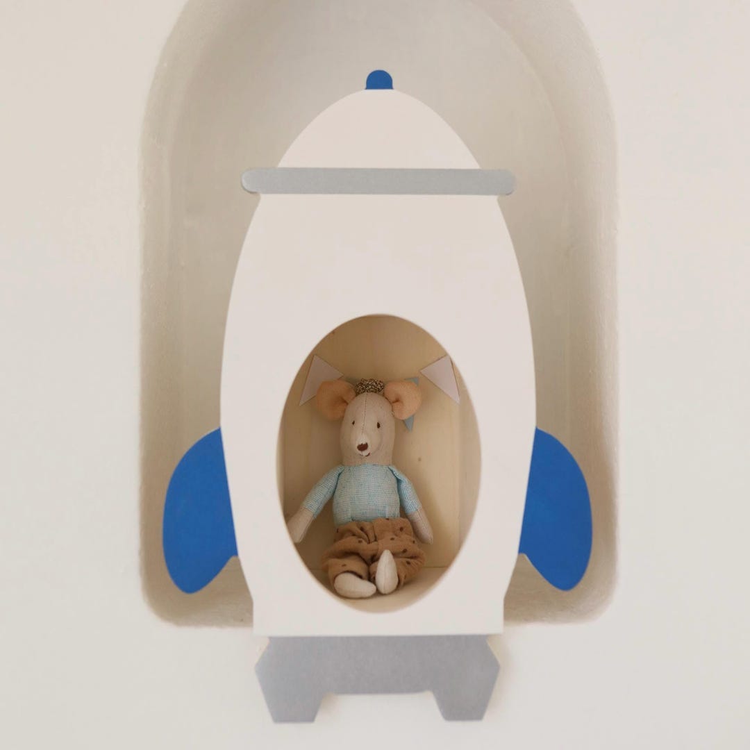 Space Themed Children's Room Decoration, Space Themed Wooden Children's ...