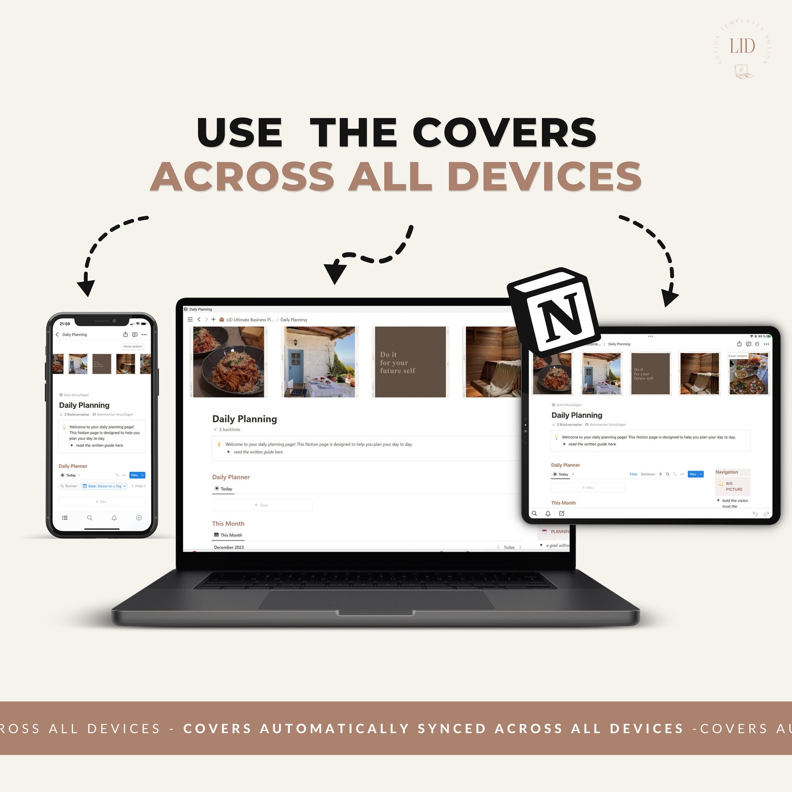 Manifestation Notion Cover Bundle Aesthetic Notion Covers Vision Board ...