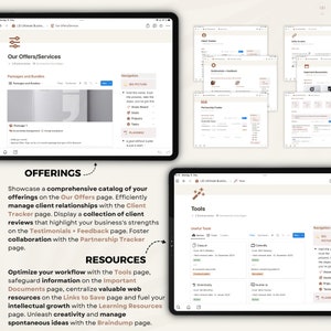 Notion Business Planner Template Notion Ultimate Business Planner ...