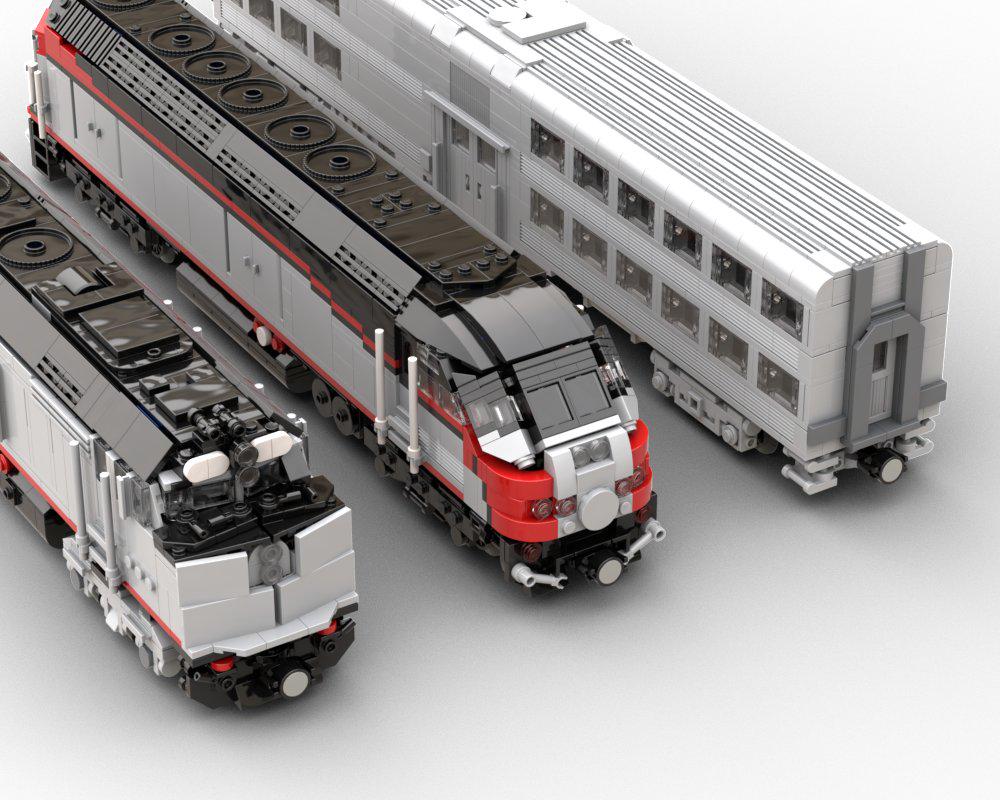 Digital Instructions ONLY, Caltrain MP36, F40, and Bilevel Car, 1:48 ...