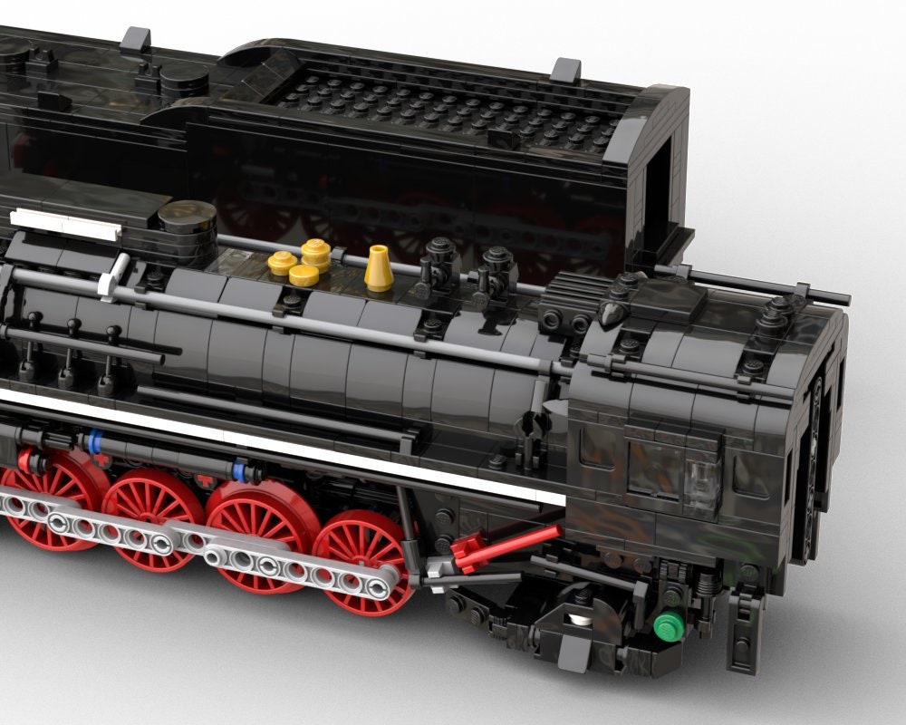 China Railways QJ Class, 1:48 LEGO Scale Model, Digital Instructions - Etsy