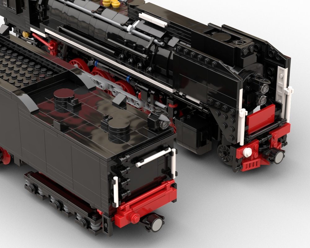 China Railways QJ Class, 1:48 LEGO Scale Model, Digital Instructions - Etsy