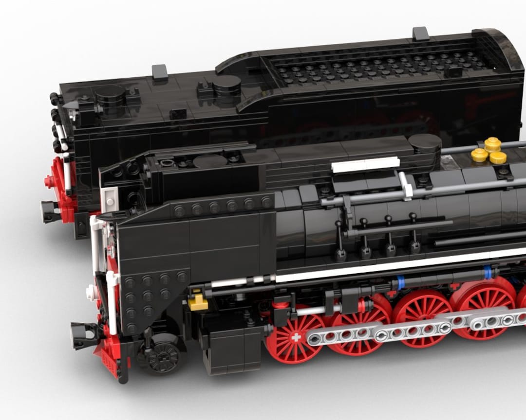 China Railways QJ Class, 1:48 LEGO Scale Model, Digital Instructions - Etsy