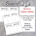 Simple Bunco Bundle | Printable Bunco Score Sheets and Bunco Table ...