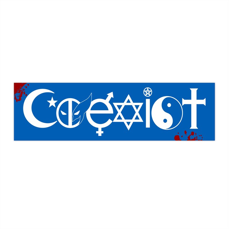 Coexist Sticker - Etsy