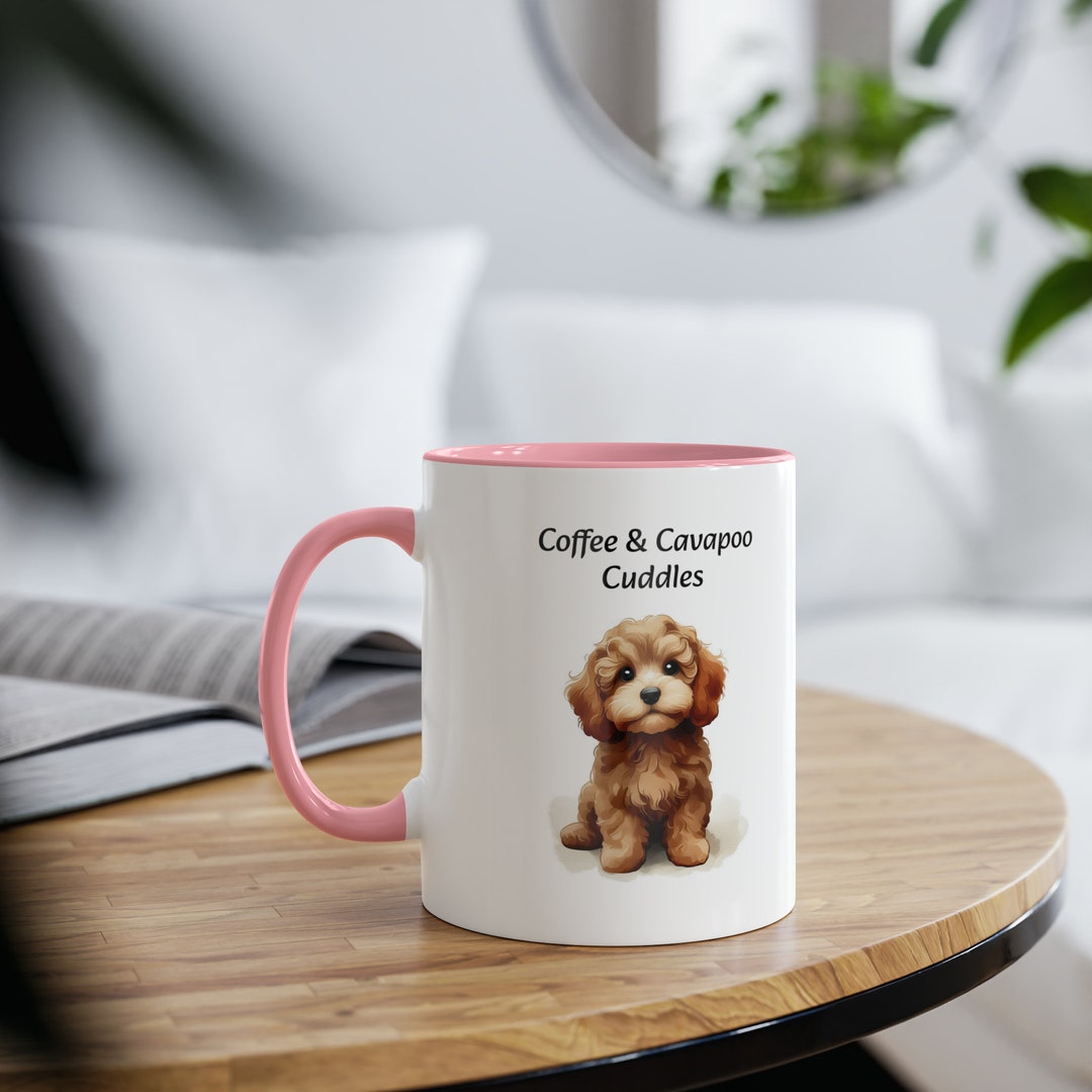 Cavapoo Mug Coffee and Cavapoo Cuddles Two-tone Coffee Mugs, 11oz - Etsy