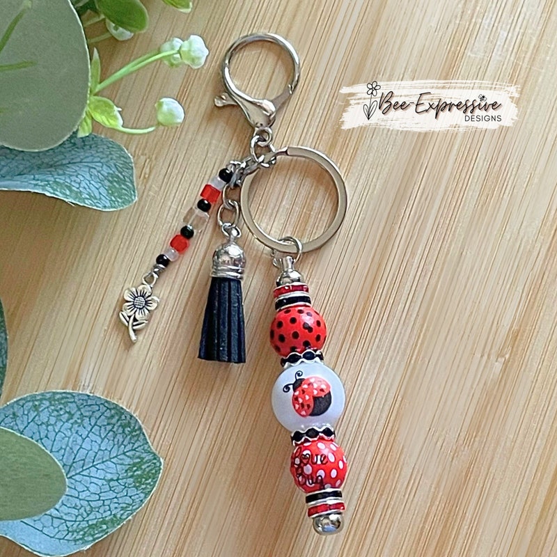 Lady Bug Beads - Etsy