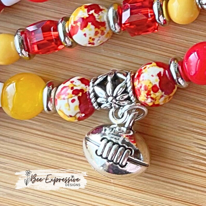Handmade, Kc Chiefs, Jersey Numbered, Watch Band: Custom Numbers, Metal ...