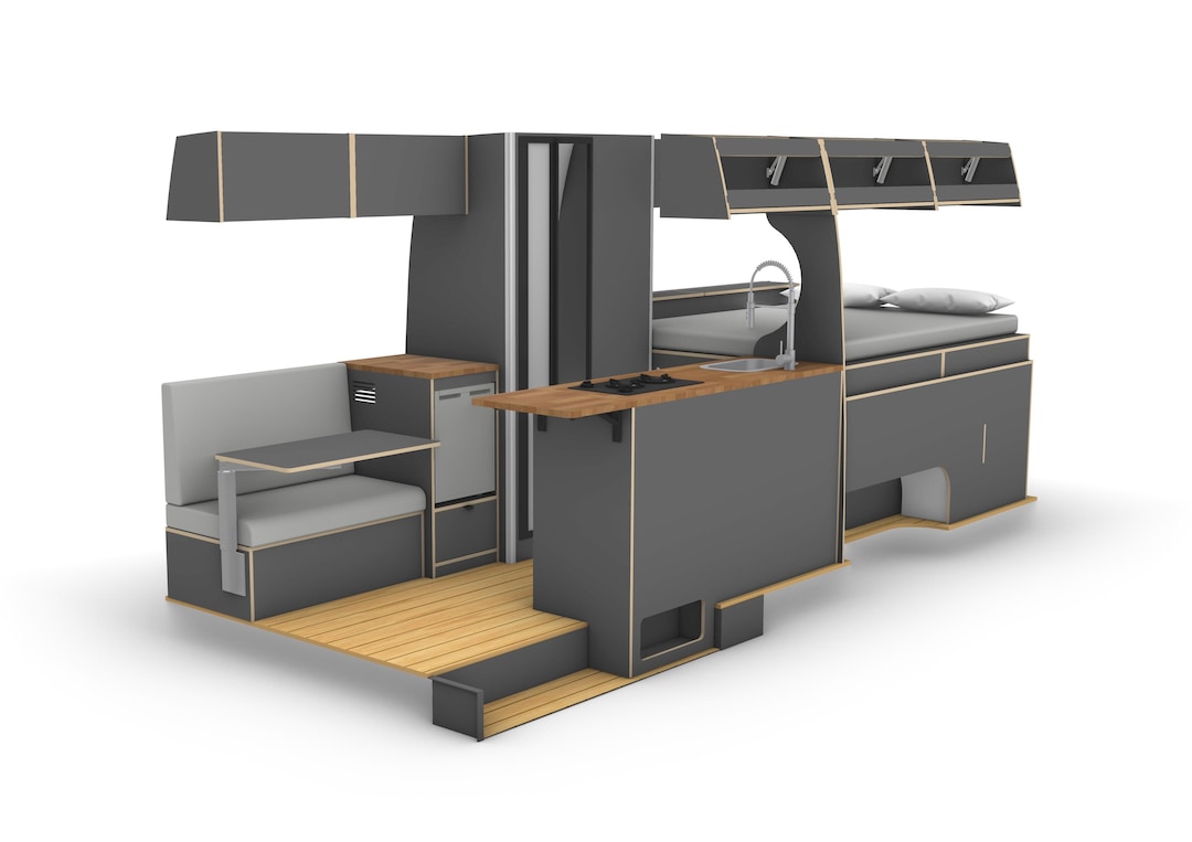 Sprinter LWB 170 Camper Van Conversion Plans | Right-hand Drive Camper ...