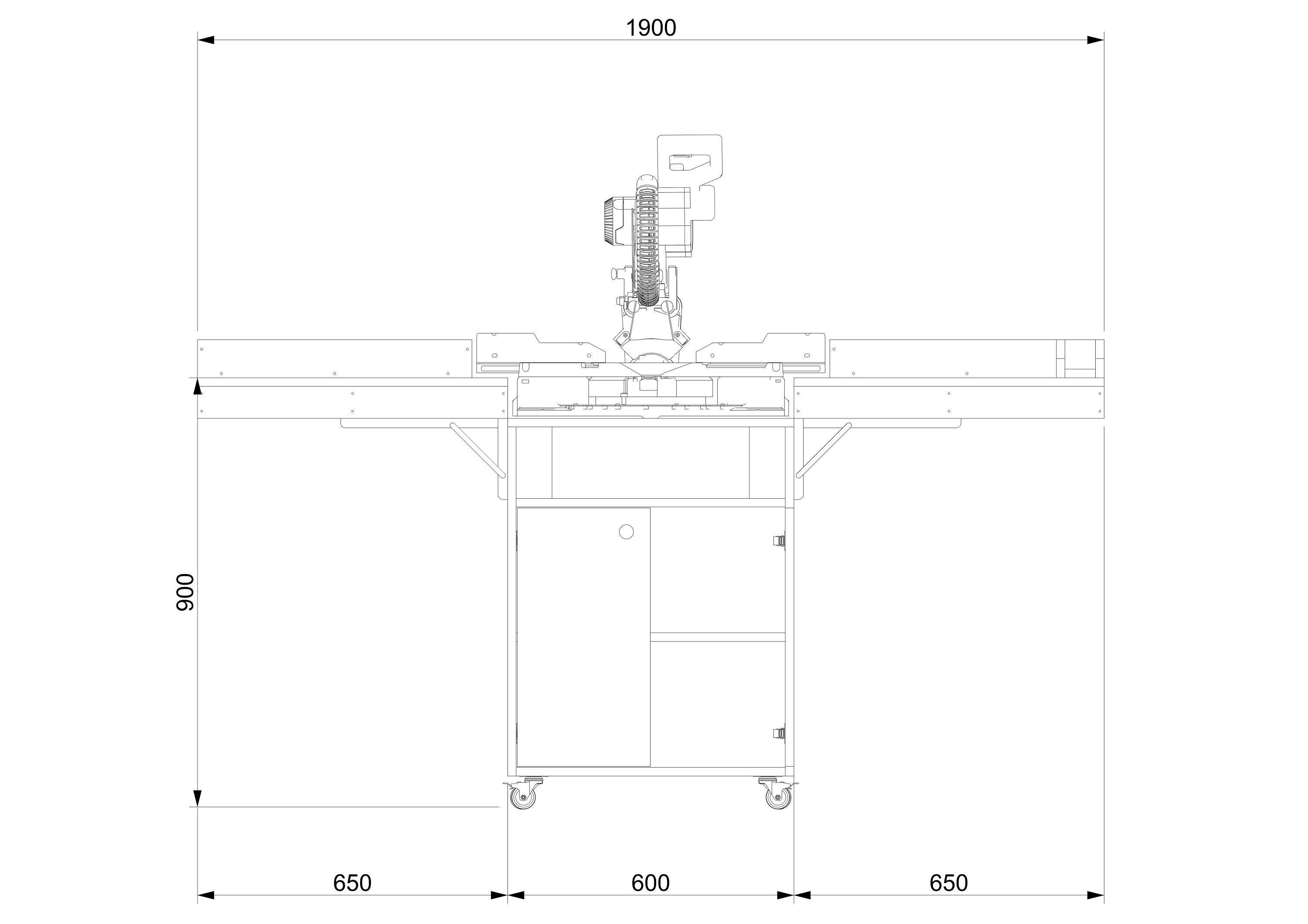 Mobile Miter Saw Trolley Plans: Compact Workshop Design (digital ...