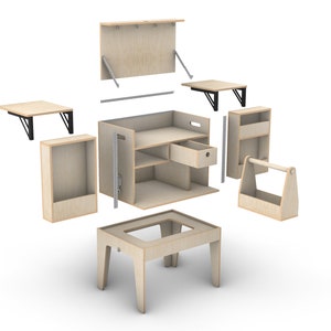 DIY Portable Camping Kitchen Plans – Build-your-own Camp Kitchen ...
