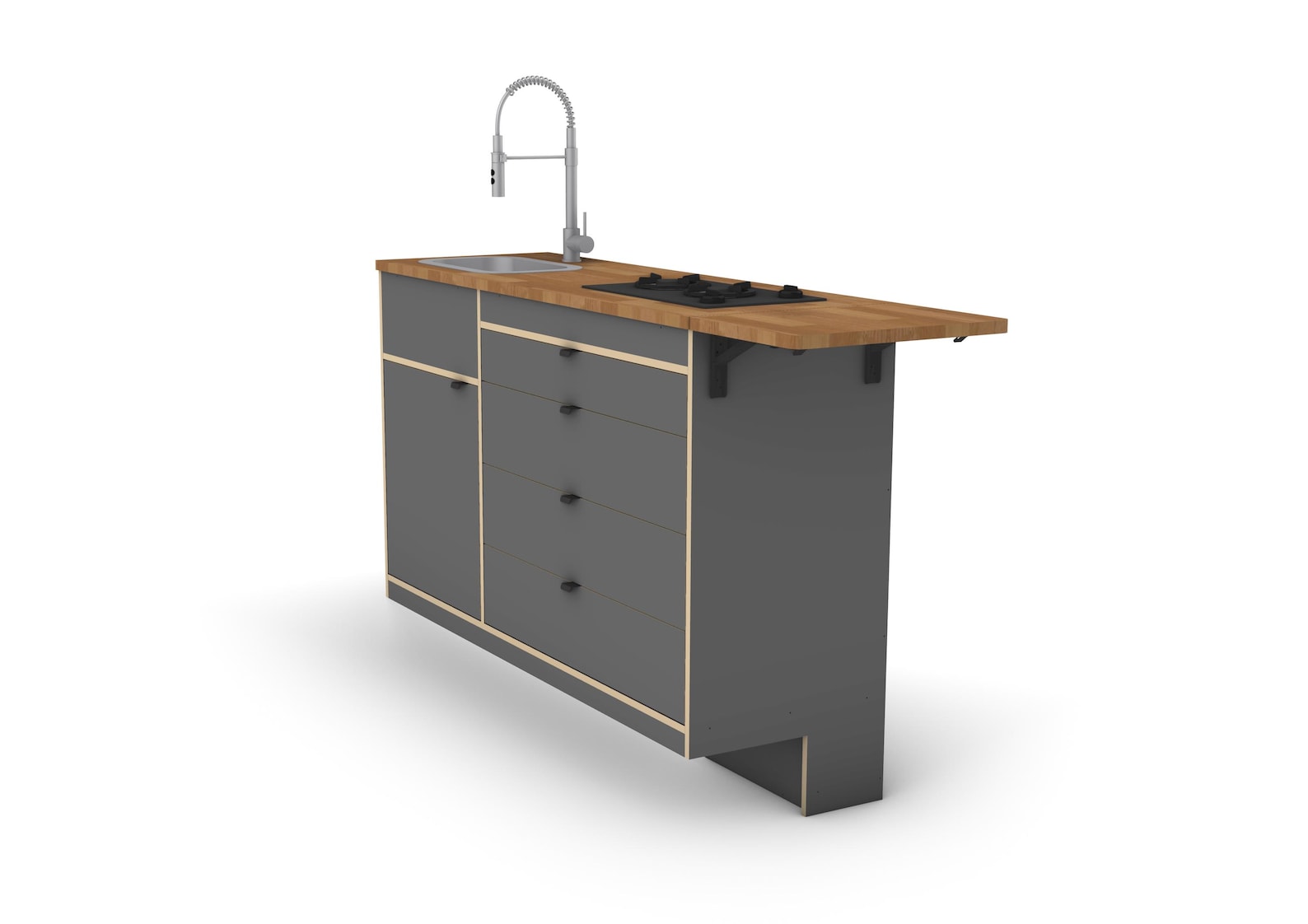 Sprinter LWB 170 Camper Van Conversion Plans | Right-hand Drive Camper ...