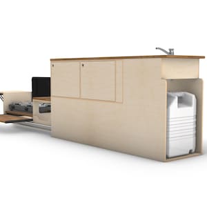 Van Kitchen Plans: Pull-out Camper Unit, CNC + Manual Cut Files ...