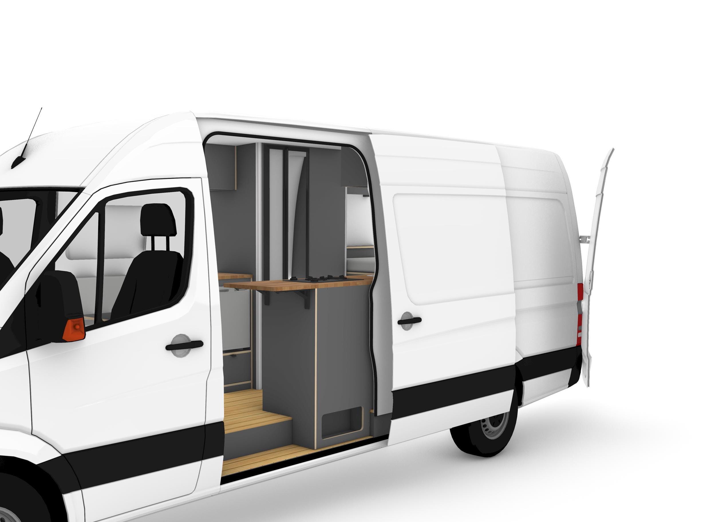 Sprinter LWB 170 Camper Van Conversion Plans | Right-hand Drive Camper ...