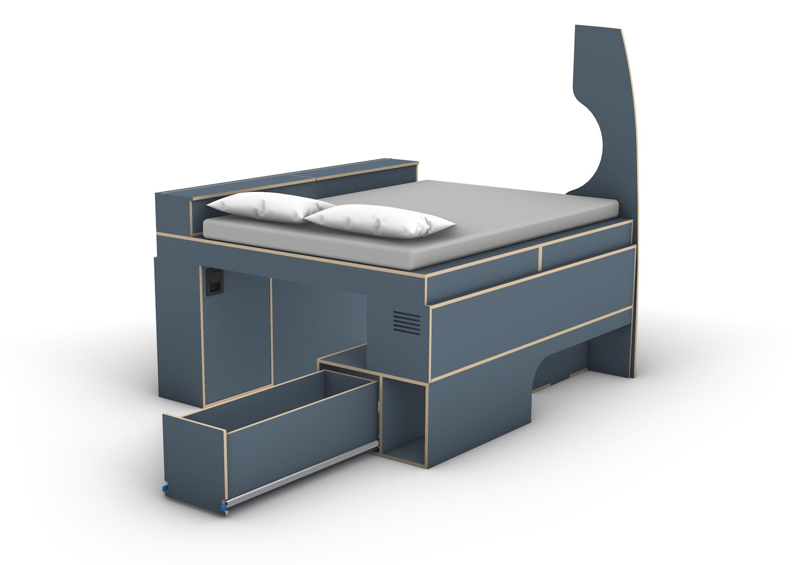Sprinter LWB Camper Van Conversion Plans | CNC DXF, 3D Model (digital ...