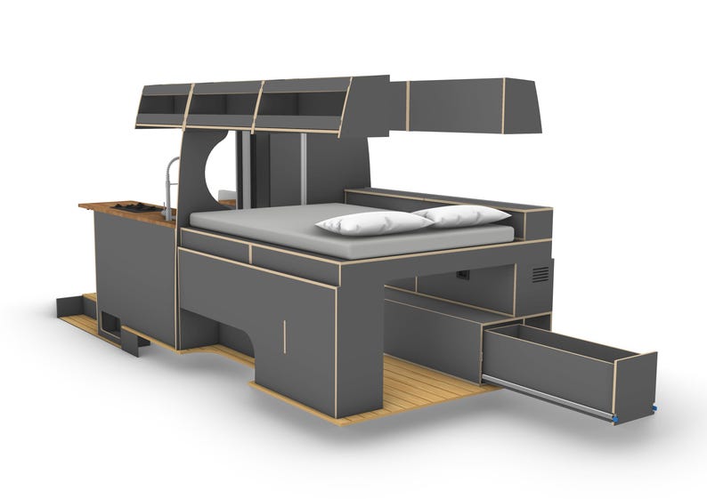 Sprinter LWB 170 Camper Van Conversion Plans | Right-hand Drive Camper ...