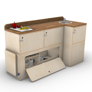 Camper Van Kitchen Unit Plans: Side Pull-out Camper Conversion (PDF ...