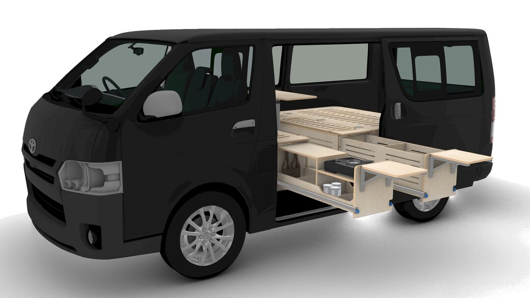 LHS - Side Opening Universal Camper Plans - DXF Files for CNC - 3D ...