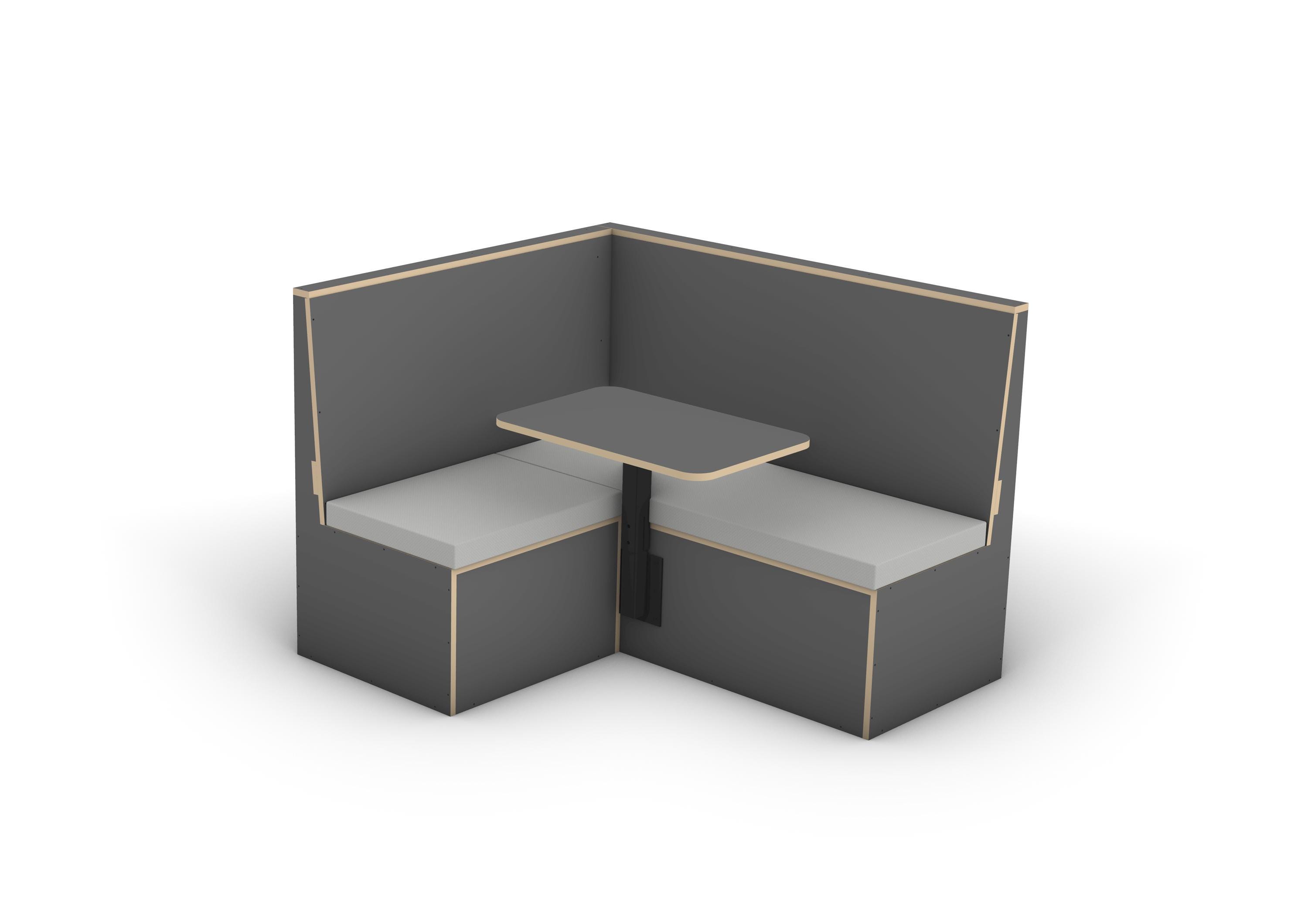 Sprinter Camper Van Conversion Floor Plan: MWB 144 DXF & 3D Model ...