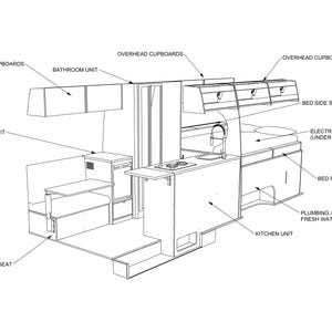 Sprinter LWB 170 Camper Van Conversion Plans | Right-hand Drive Camper ...