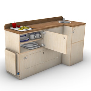 Camper Van Kitchen Unit Plans: LHS Pull-out Camper Conversion (PDF ...