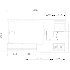 Sprinter MWB Camper Van Conversion Floor Plan: Us/euro Layout (digital ...