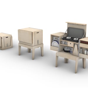 DIY Portable Camping Kitchen Plans – Build-your-own Camp Kitchen ...