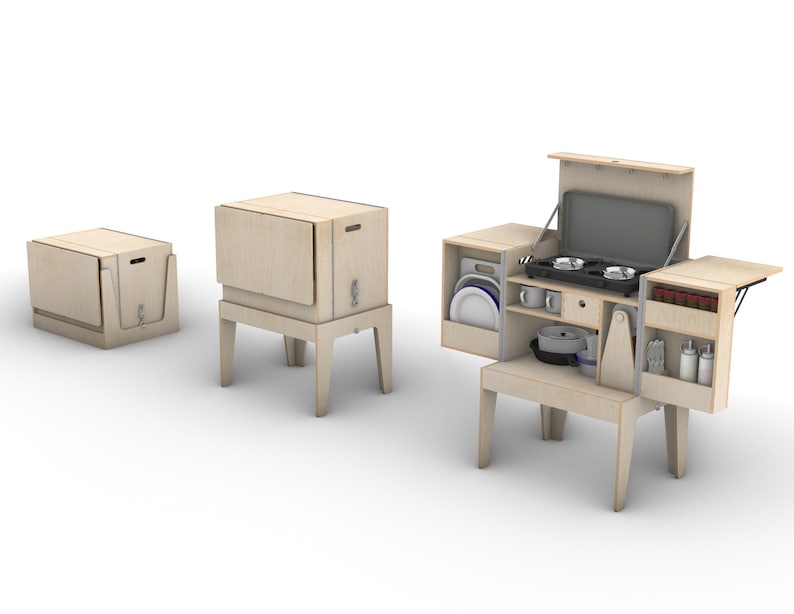 DIY Portable Camping Kitchen Plans – Build-your-own Camp Kitchen ...