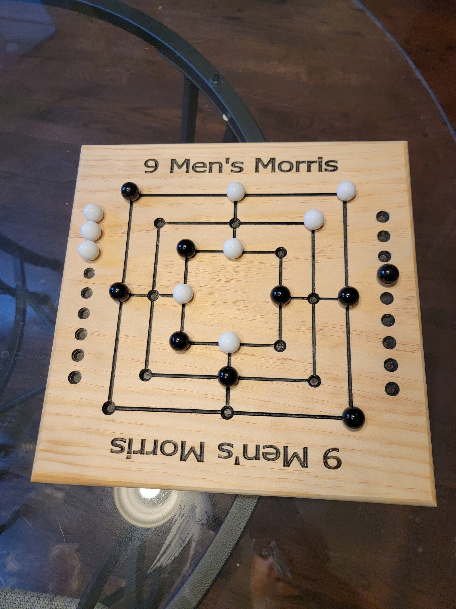 9 Men's Morris Gameboard Vcarve CNC File - Etsy