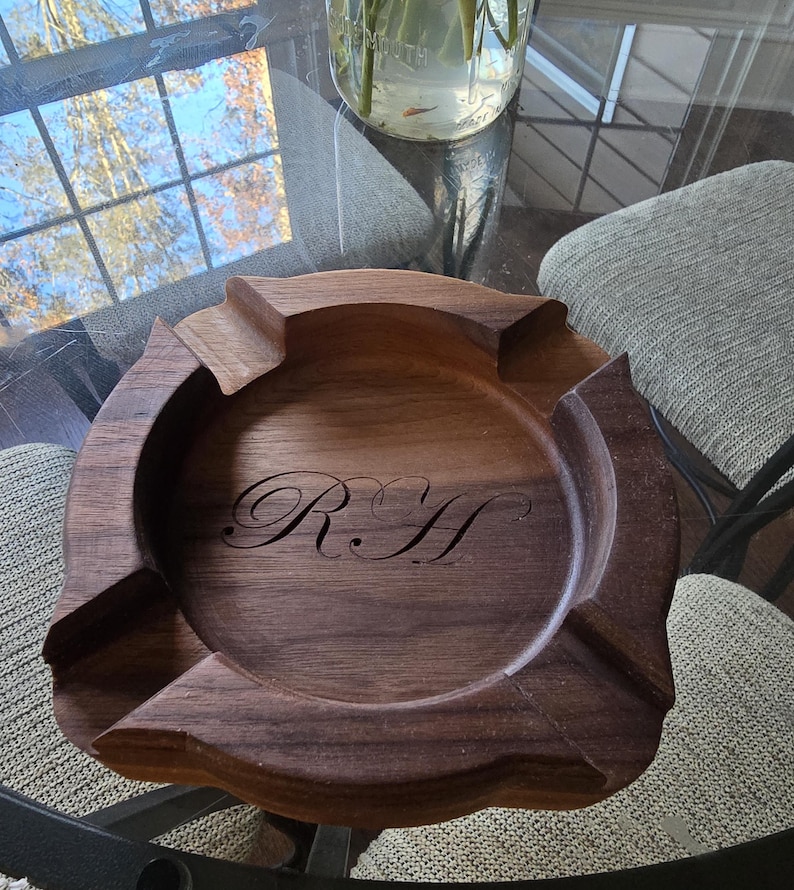 Cigar Ashtray CNC File Personalized - Etsy