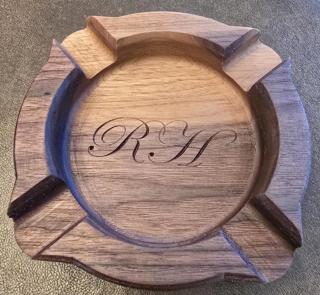 Cigar Ashtray CNC File Personalized - Etsy