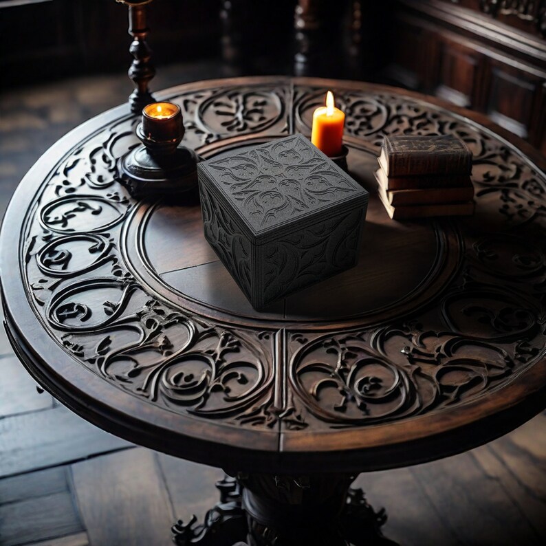 Hand Made Decorative Gothic Storage, Keepsake, Memory, Jewellery Box ...