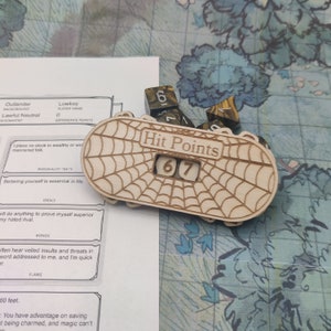 Life Tracker / Hit Point Tracker for Dnd, Pathfinder, MTG | Magnetic ...