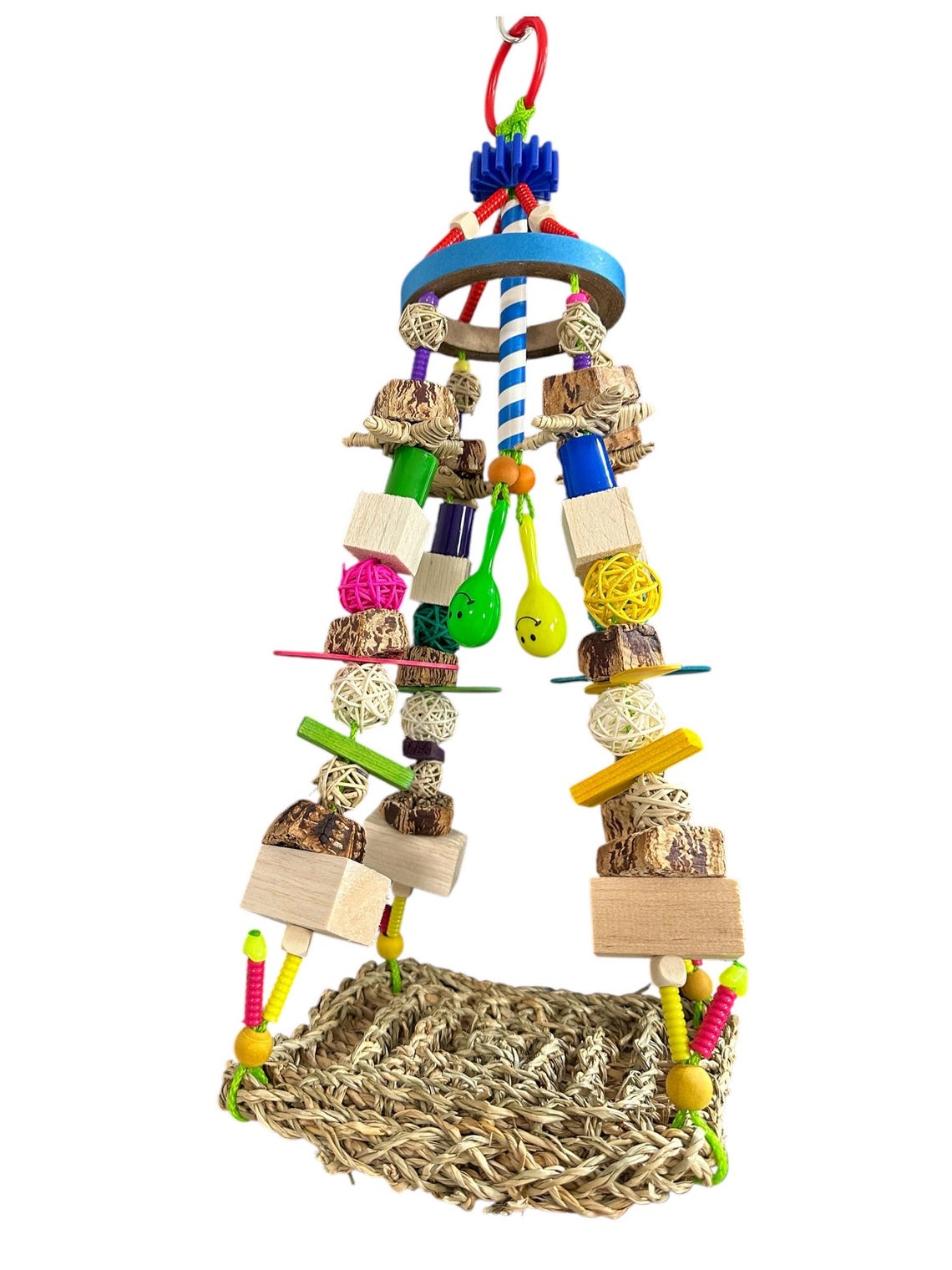 Seaside Swing Delight Bird Toy - Etsy