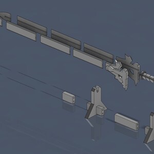 Kirito's Sword Elucidator Fan Art 3D STL Download - Etsy