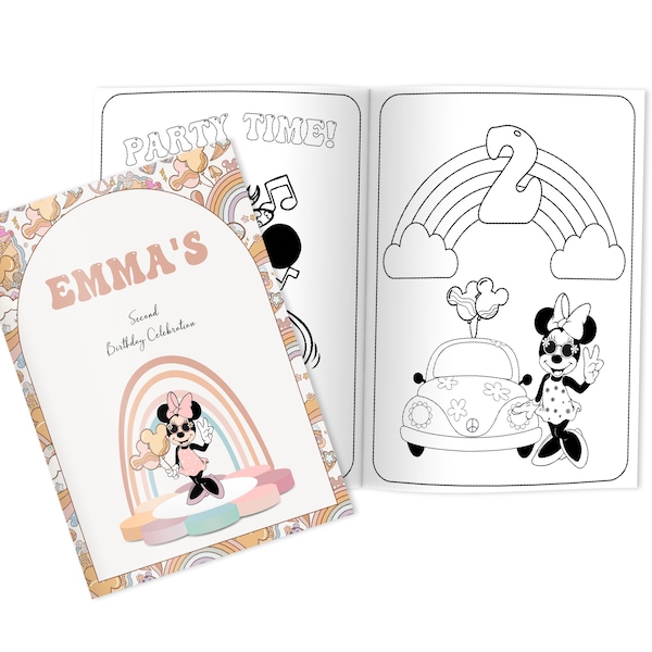 Minnie Mouse Activity Book - Etsy