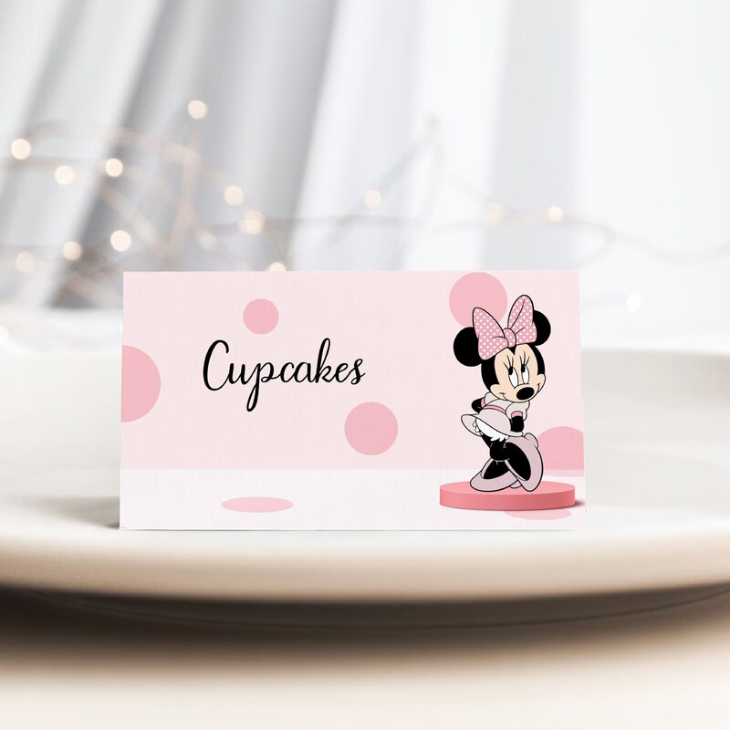 Minnie Mouse Labels - Etsy