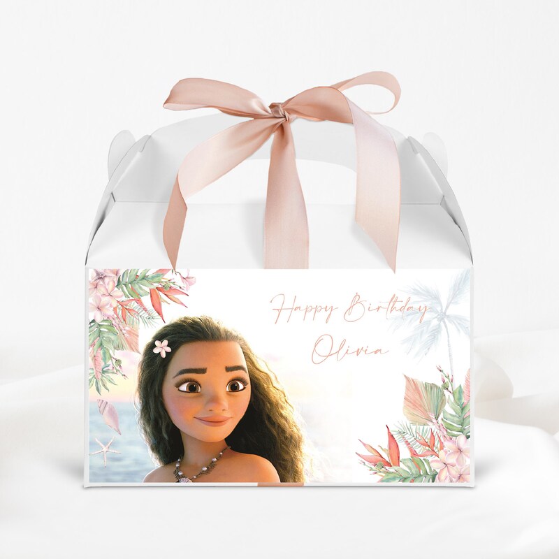 Moana Favor Boxes - Etsy