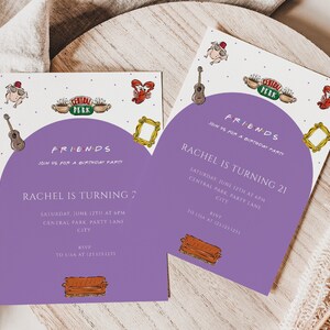 Friends Birthday Invitation, Friends Party Invitation, Birthday Party ...
