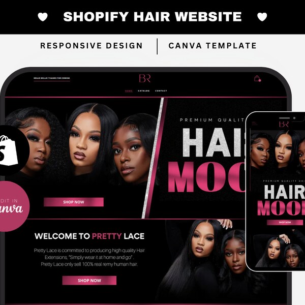 Hair Website - Etsy